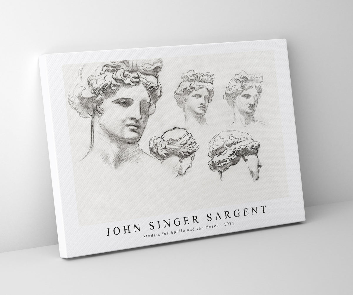 John Singer Sargent - Studies for Apollo and the Muses (c. 1921)| MPCANVAS