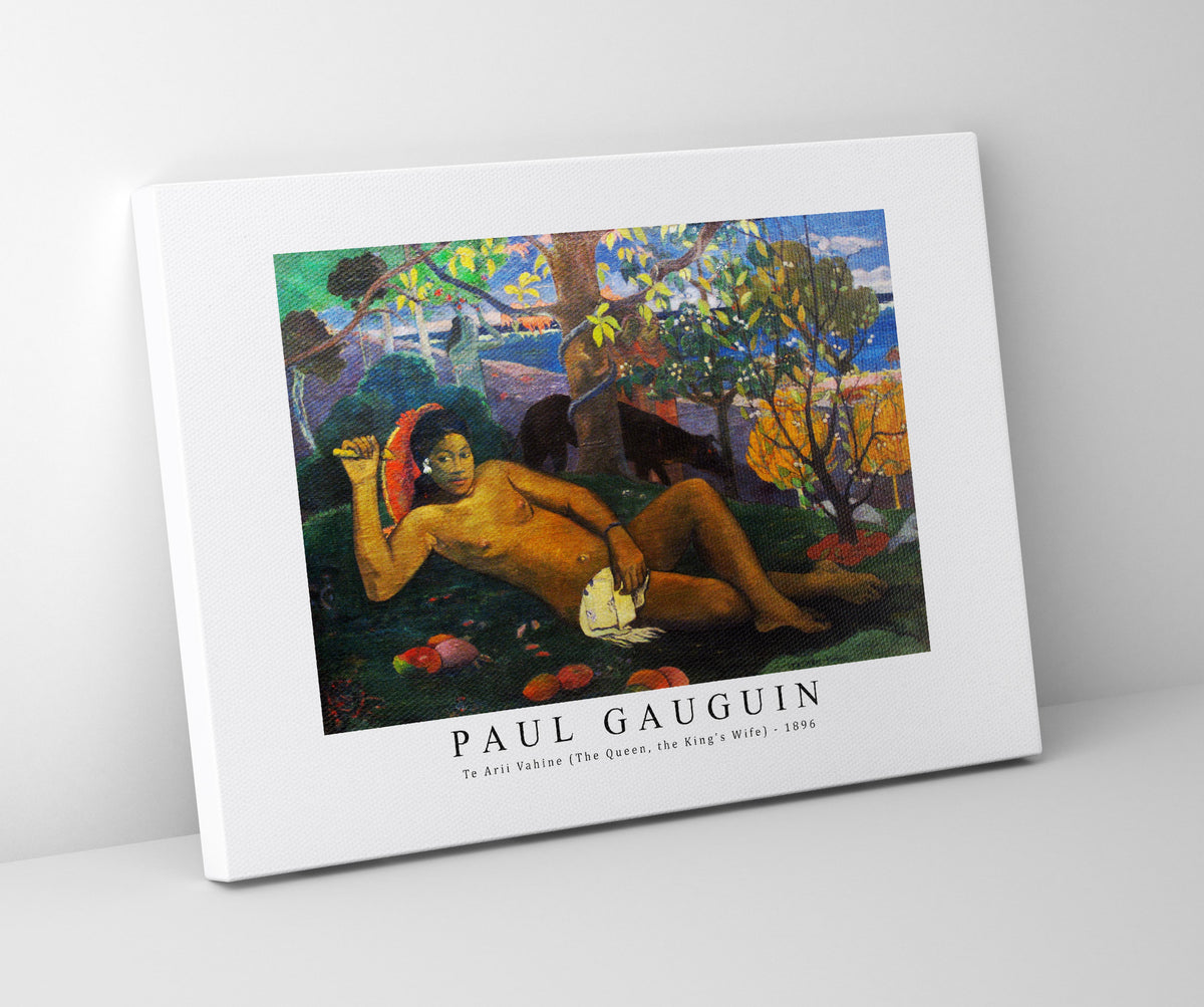 Paul Gauguin - Te Arii Vahine (The Queen, the King's Wife) 1896| MPCANVAS