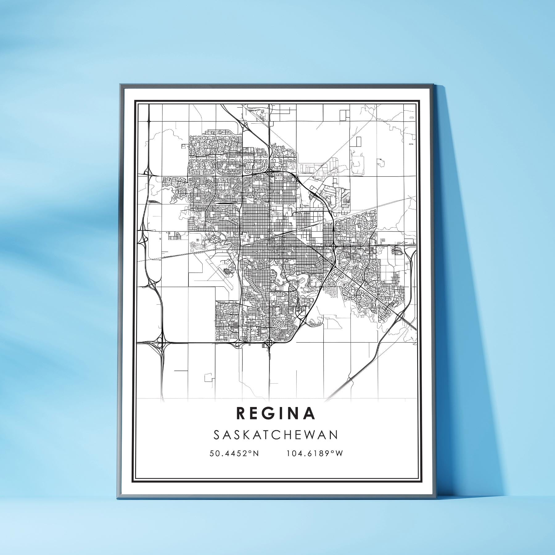 Regina Map
