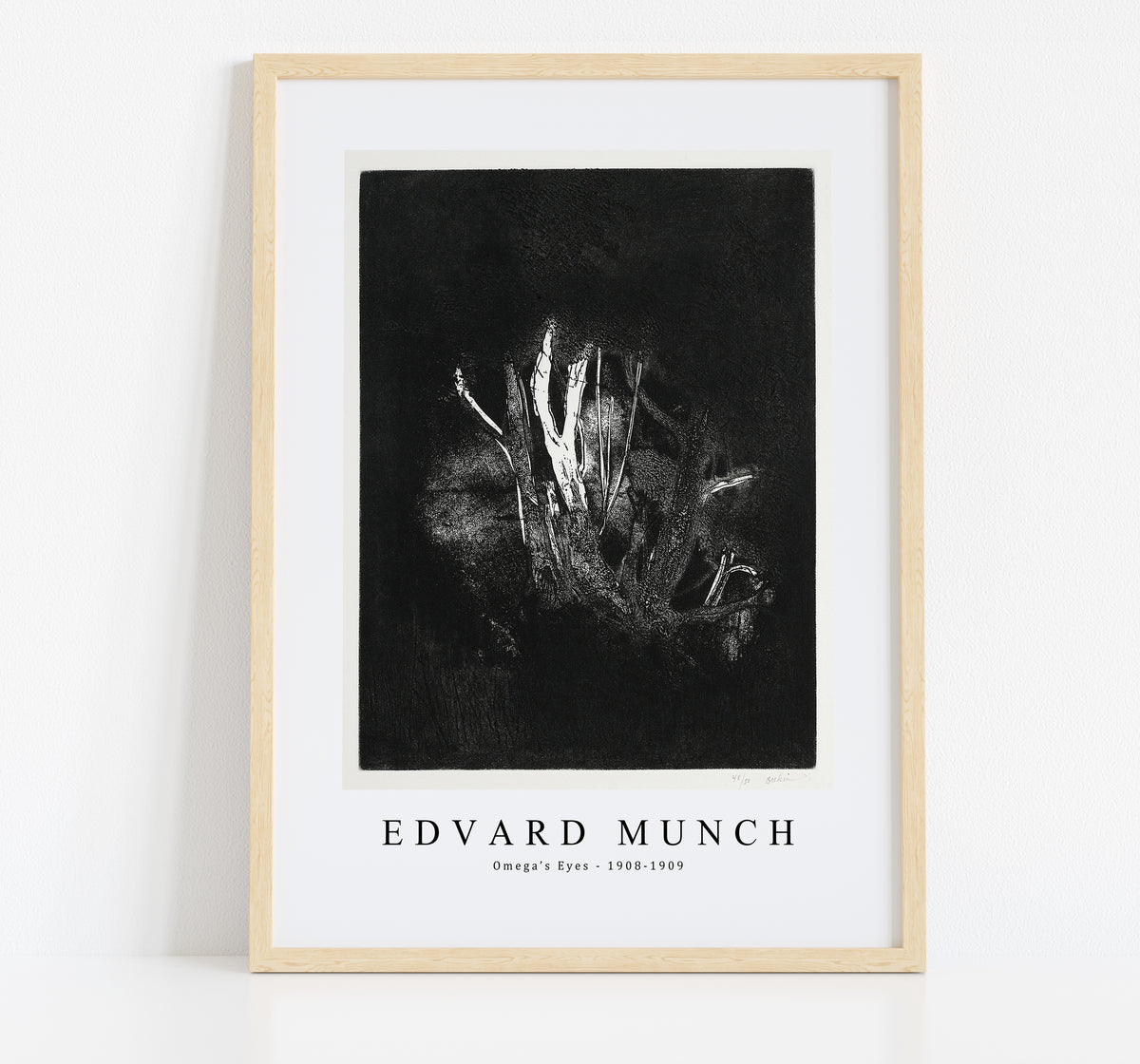 Edvard Munch - Omega’s Eyes 1908-1909| MPCANVAS